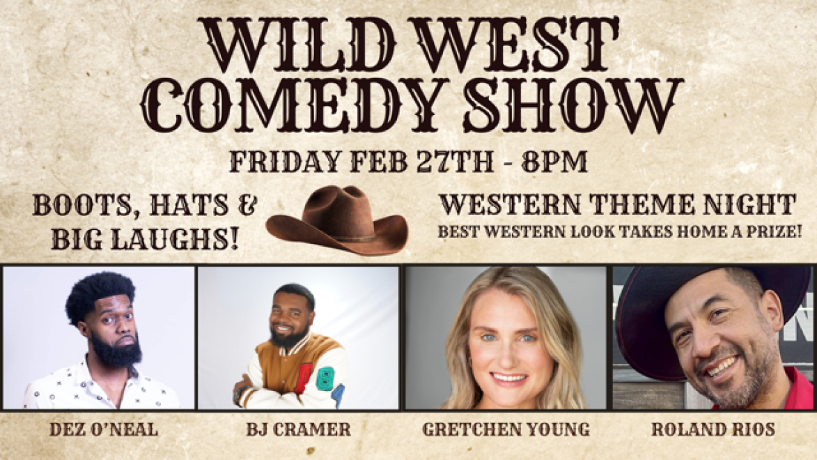 Wild West Comedy Night: Dez O'Neal Headlining - Big Laugh Comedy Club Fort Worth - Panther Room ...