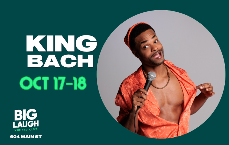 King Bach: Live In Fort Worth - Big Laugh Comedy Club Fort Worth ...